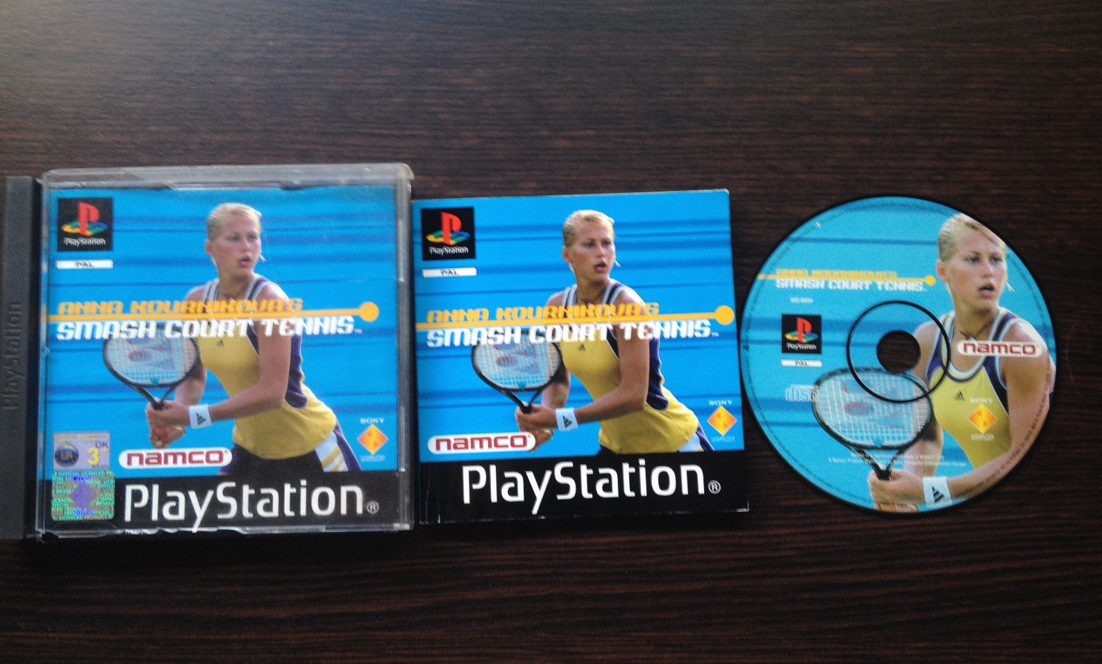 Anna Kournikova Completo Smash Court Tennis PS1 Play Station ...