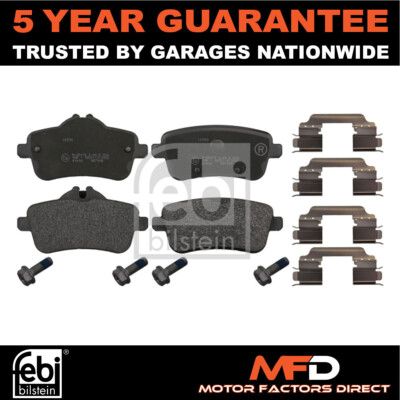 Fits Mercedes M-Class GLE A-Class GL-Class CLA Febi Rear Brake Pads Set ...