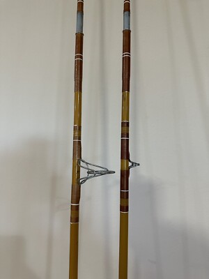TWO Olympic 2085 S.W. Mooching 8’ Foot Spinning & Casting Rods Cork ...