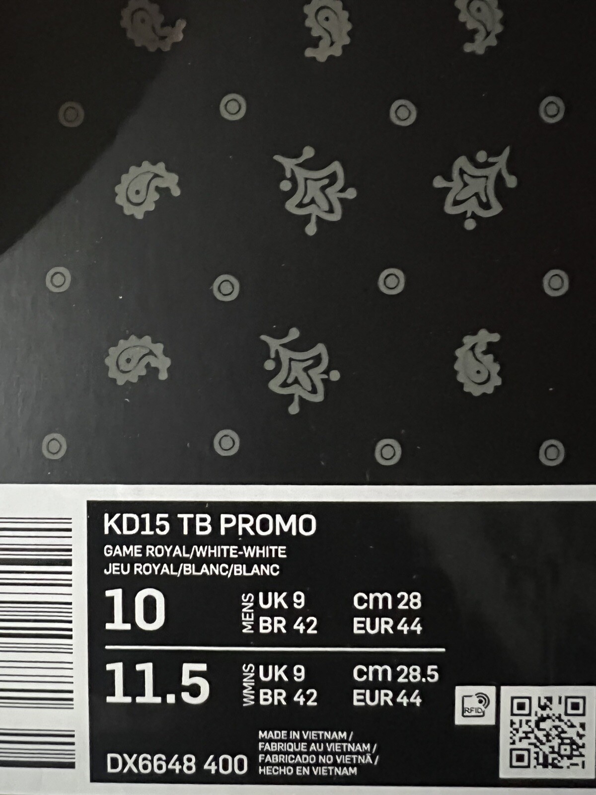 Nike KD 15 TB Promo Game Royal BRAND NEW Size 10 | eBay