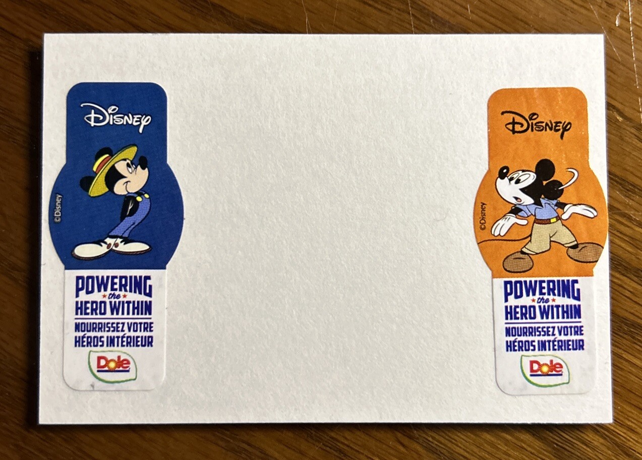 Dole/Disney Banana Stickers, Series 2, lot of 2. | eBay