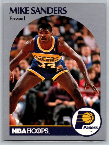 Mike Sanders 1990-91 Hoops BASKETBALL #137 Indiana Pacers | eBay