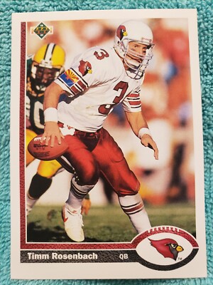 1991 UPPER DECK TIMM ROSENBACH #167 PHOENIX CARDINALS | eBay