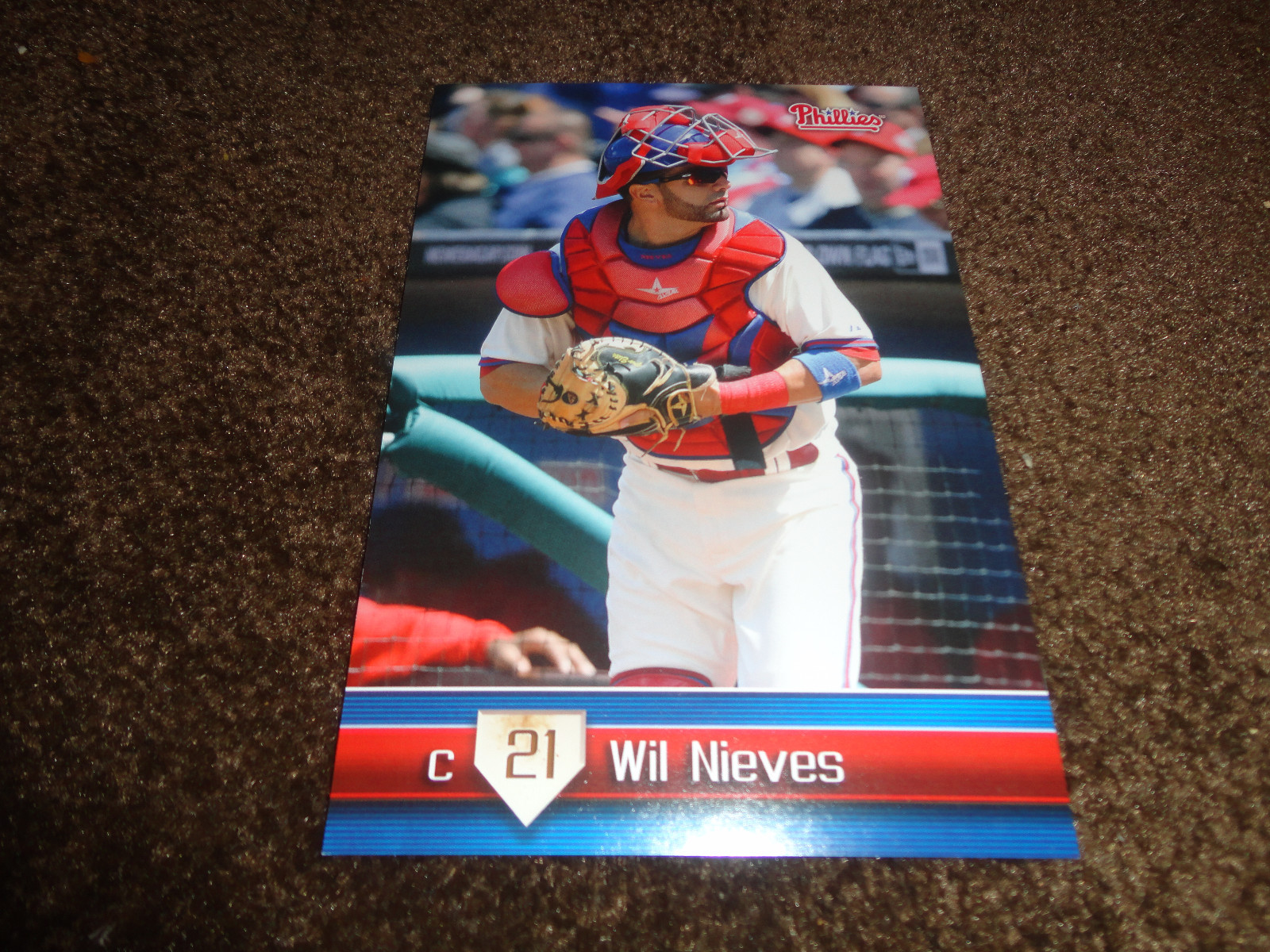 PHILLIES PLAYER/COACH PHOTO CARD Nava/Neris/Neshek/Nichols/Nieves/Nix ...