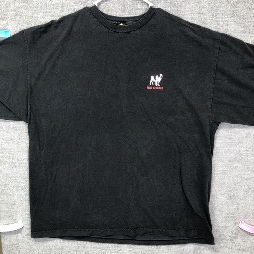Vintage Big Dogs Shirt Mens 2XL Black Muttrix Releashed Dog Graphic ...