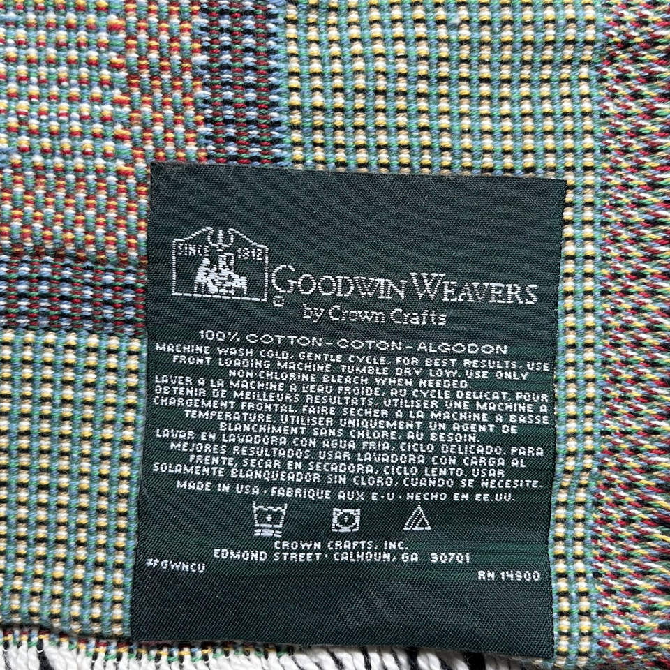 Goodwin Weavers Tulip Tapestry Throw 100% Cotton Fabrice de Villeneuve ...