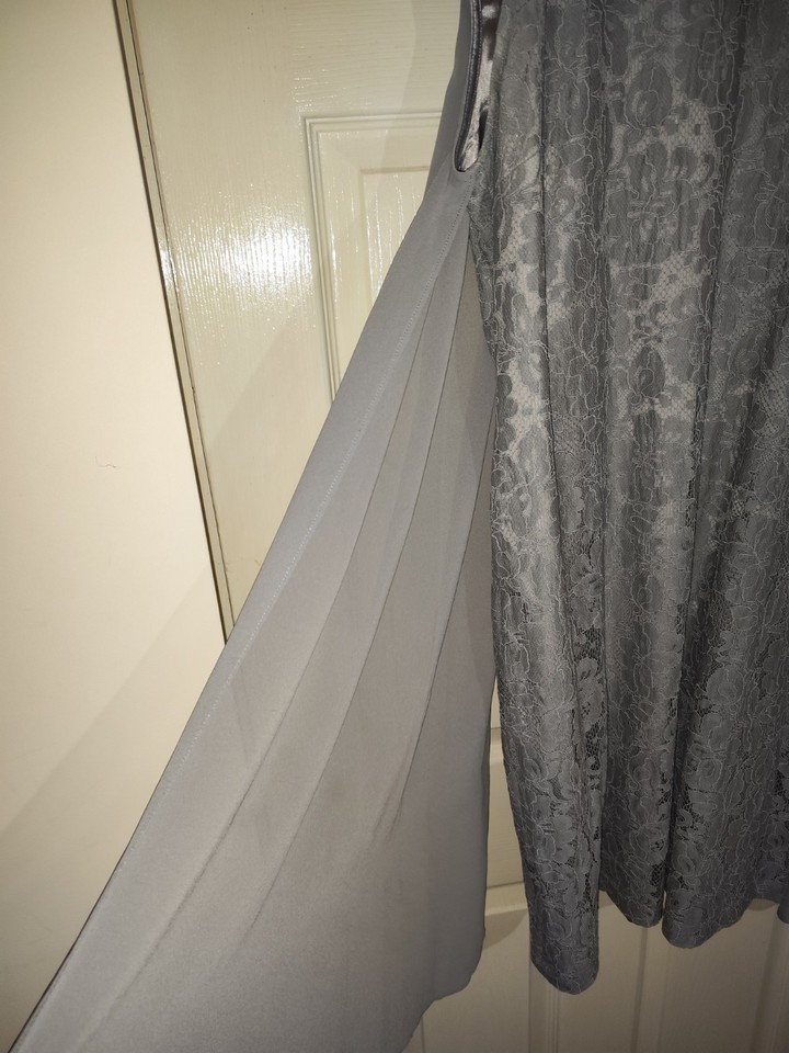 Jacques Vert Grey 'Barbara' Mother of The Bride Dress Size 20 Wedding ...