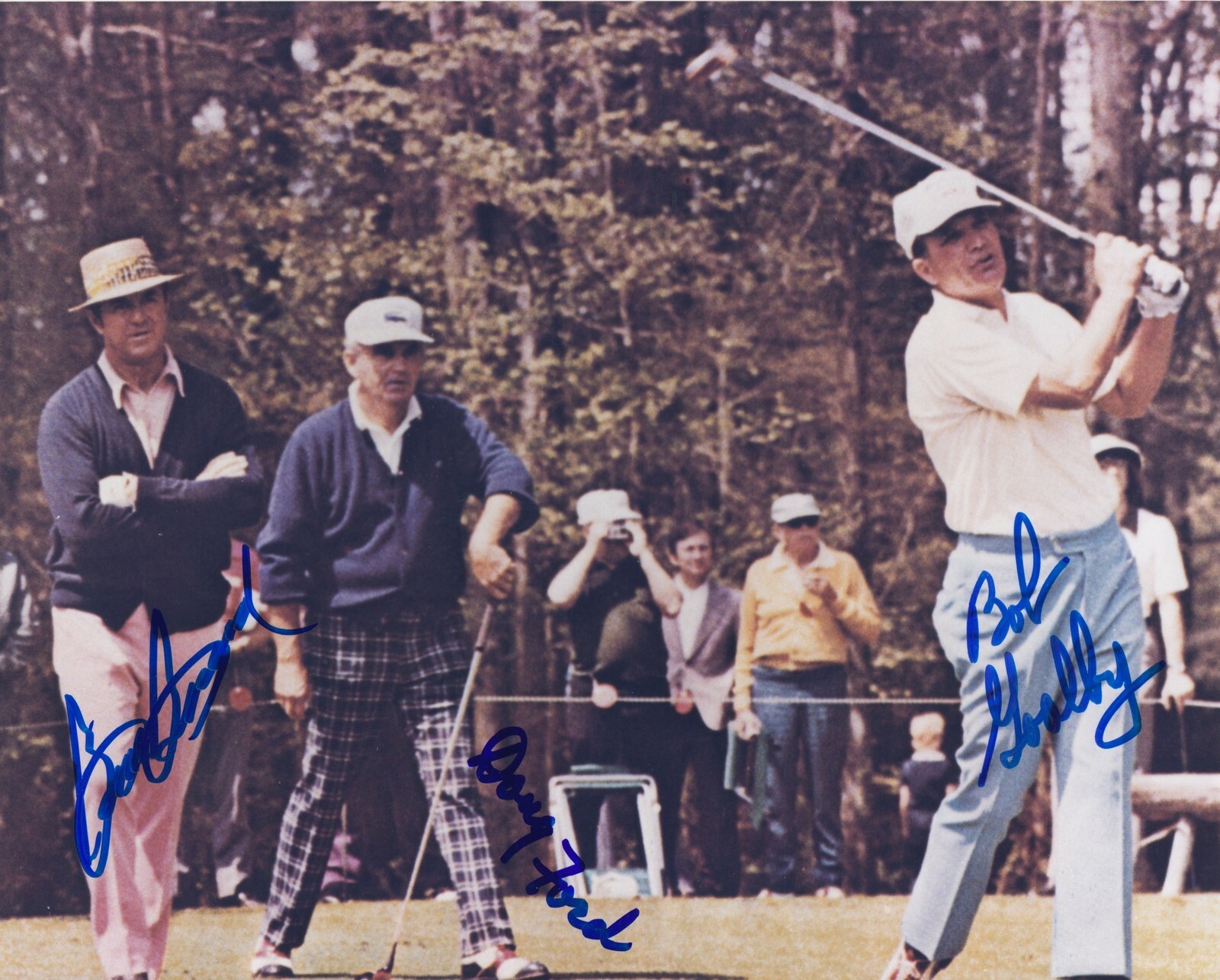 Sam Snead Doug Ford Bob Goalby #3 Signed COA Golf 033119 | eBay