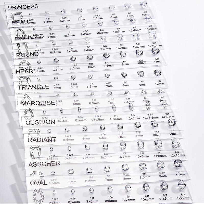 CZDiamond Chart Customize Comparison Chart Set Size Reference for ...