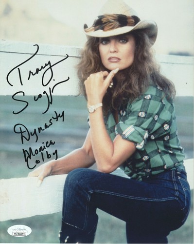 Dynasty- Tracy Scoggins signed Monica Colby 8x10 photo JSA COA | eBay