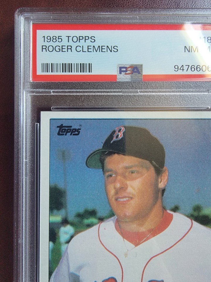 Roger Clemens 1985 Topps Rookie Baseball Card #181 PSA 8 NM-MT | eBay