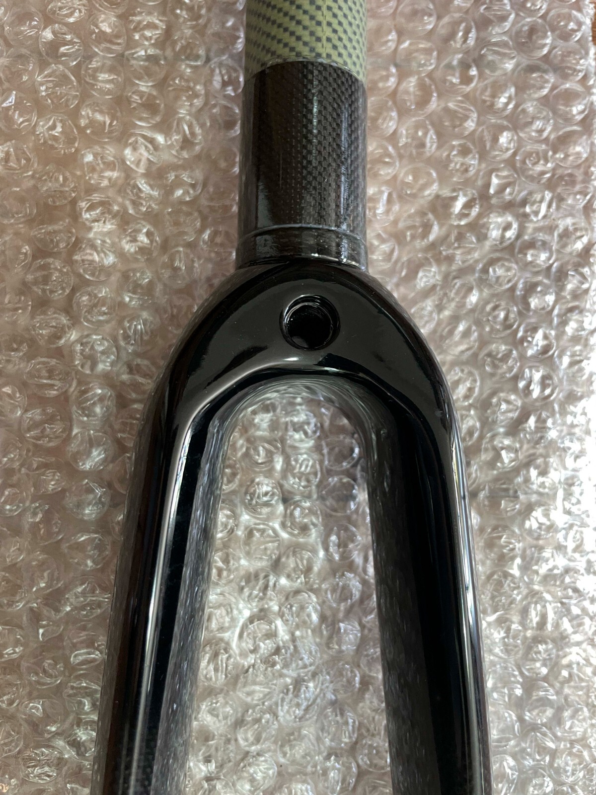 FORCELLA MIZUNO ROAD FORK 700c FULL CARBON 1-1/8" 375 Gr. stelo 25cm ...