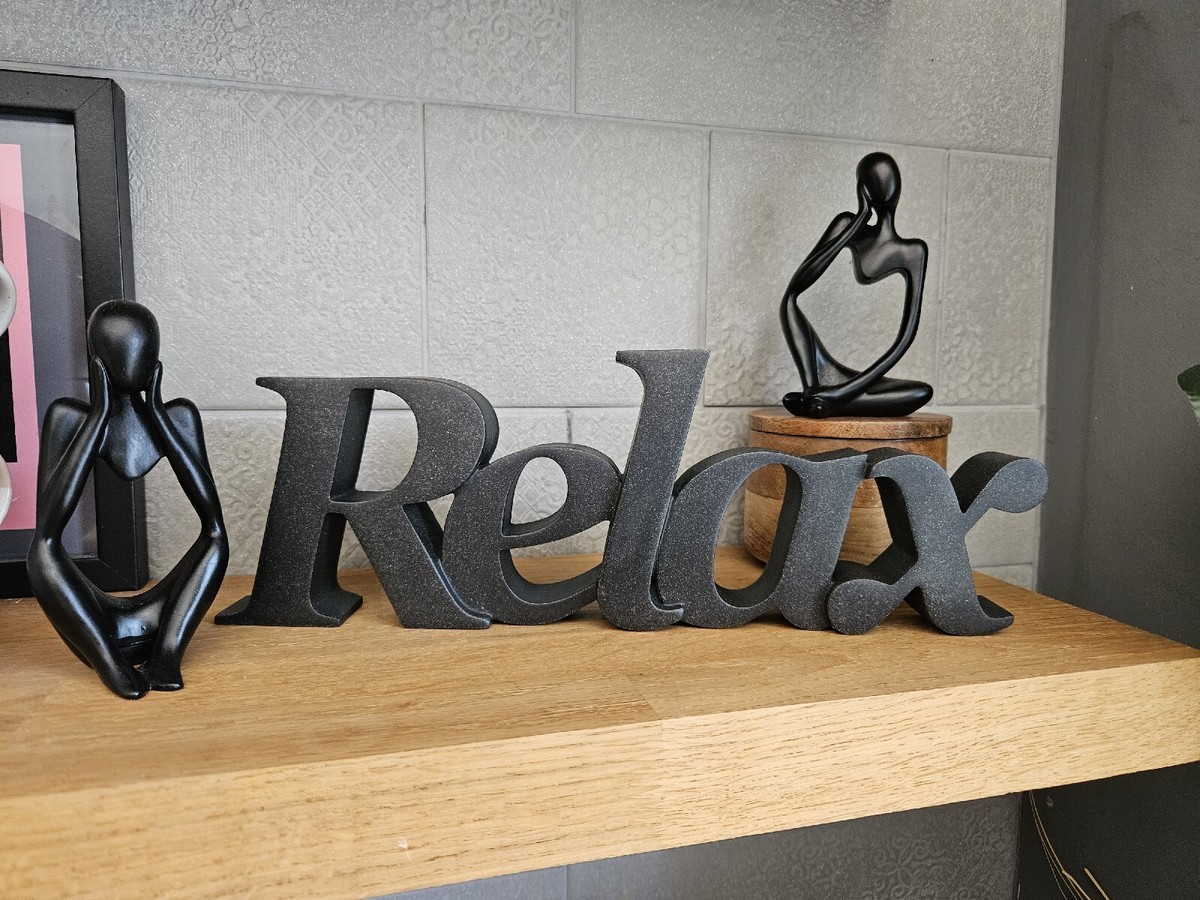 Relax Word Sign