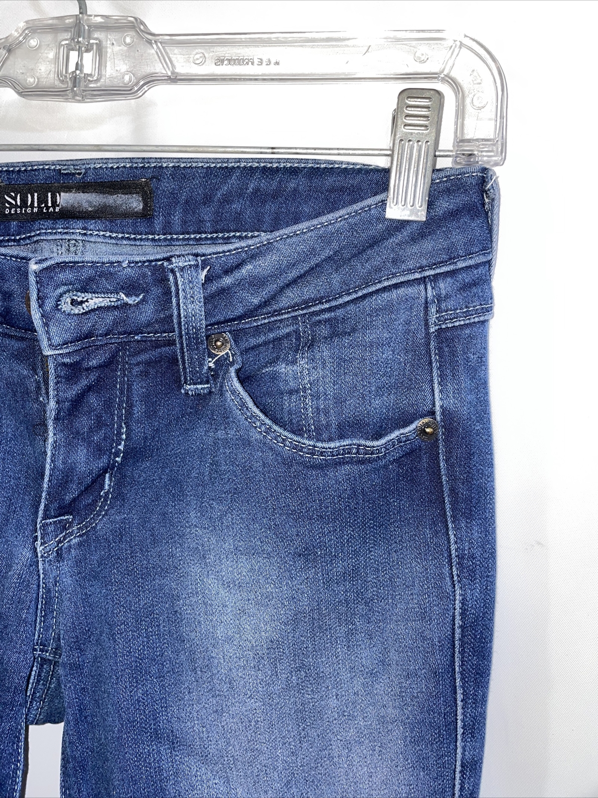 Sold Design Lab Jeans Blue Skinny Legs Size 25 Stretch - Gem