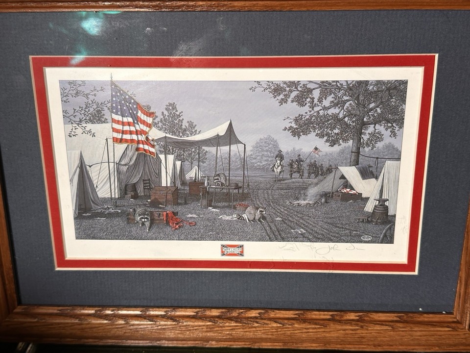 John Warr Signed Print - “Southern Bandits” - Confederate Civil War ...