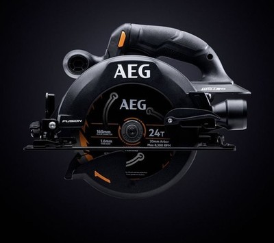 AEG 18V FUSION 165mm Brushless Circular Saw Heavy Duty Skin A18CS57BL0 ...