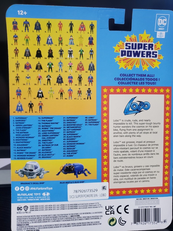 McFarlane DC Direct Wv 10 * SUPER POWERS * 4.5" Figure - LOBO | eBay