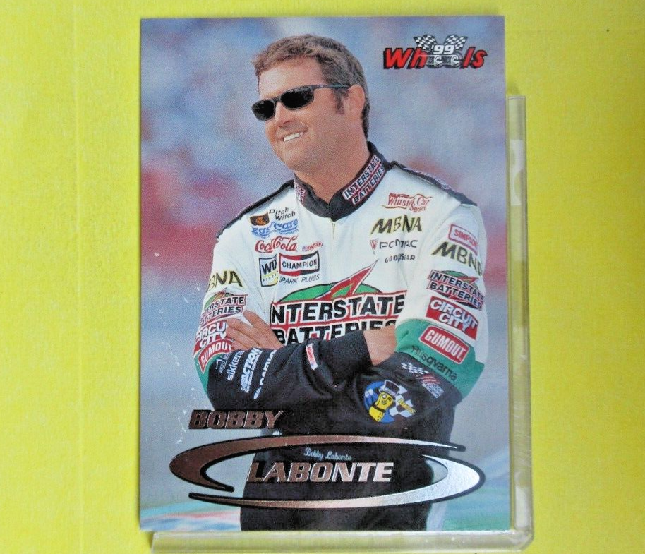 BOBBY LABONTE 1999 P R O M O WHEELS '99 RACE CARDS #1 of 2 Nascar ...