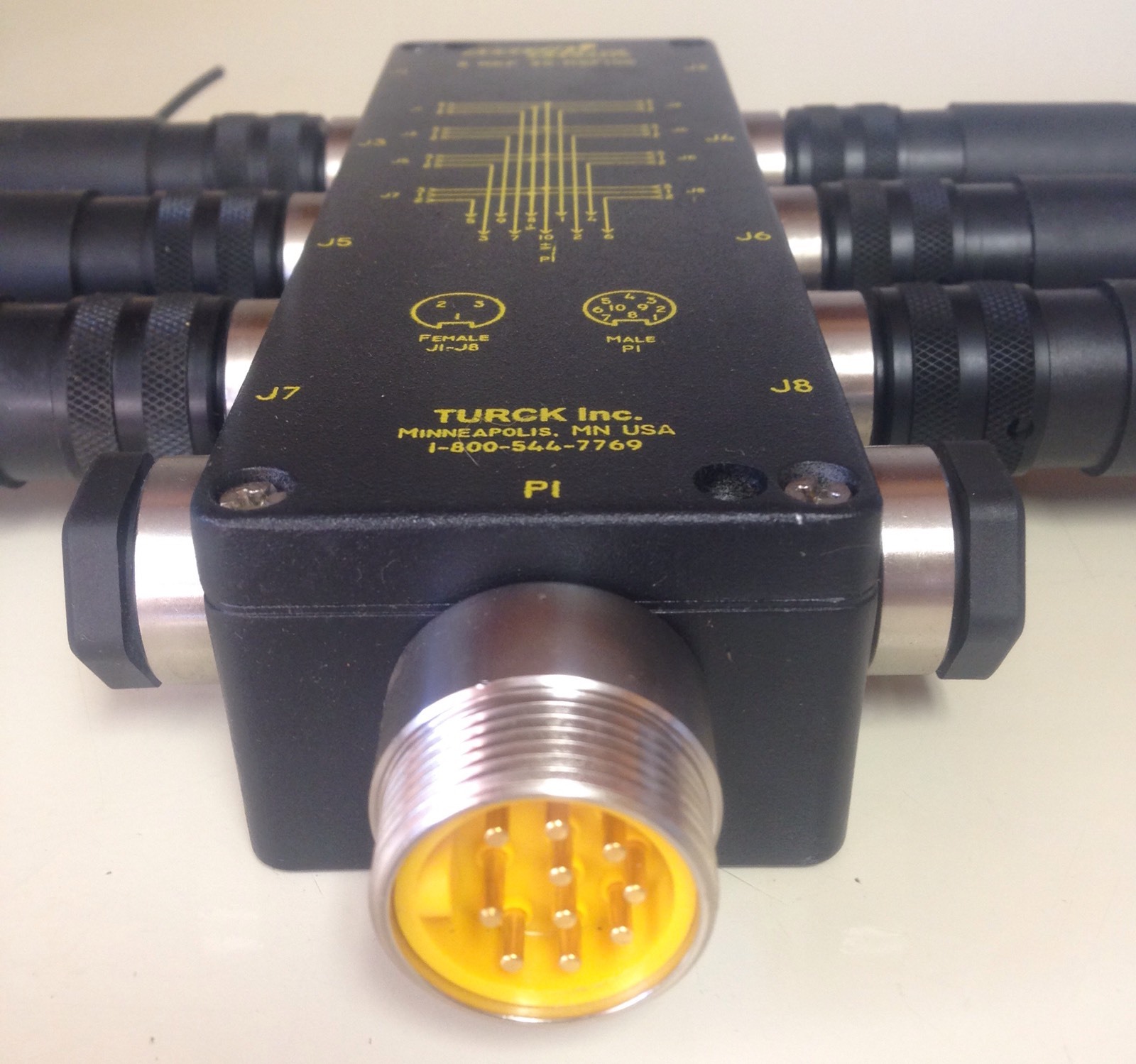 TURCK INC. 8RKF 30-RSF100 MULTI BOX Junction Box Multifast 3-pin 250 ...