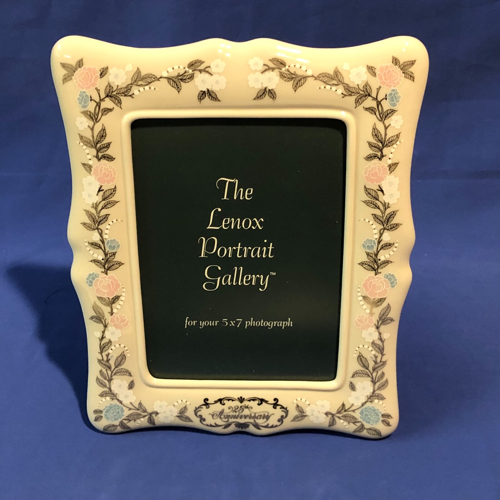 Lenox Frame 25th Anniversary 5" " Porcelain Bone China Silver Wedding ...