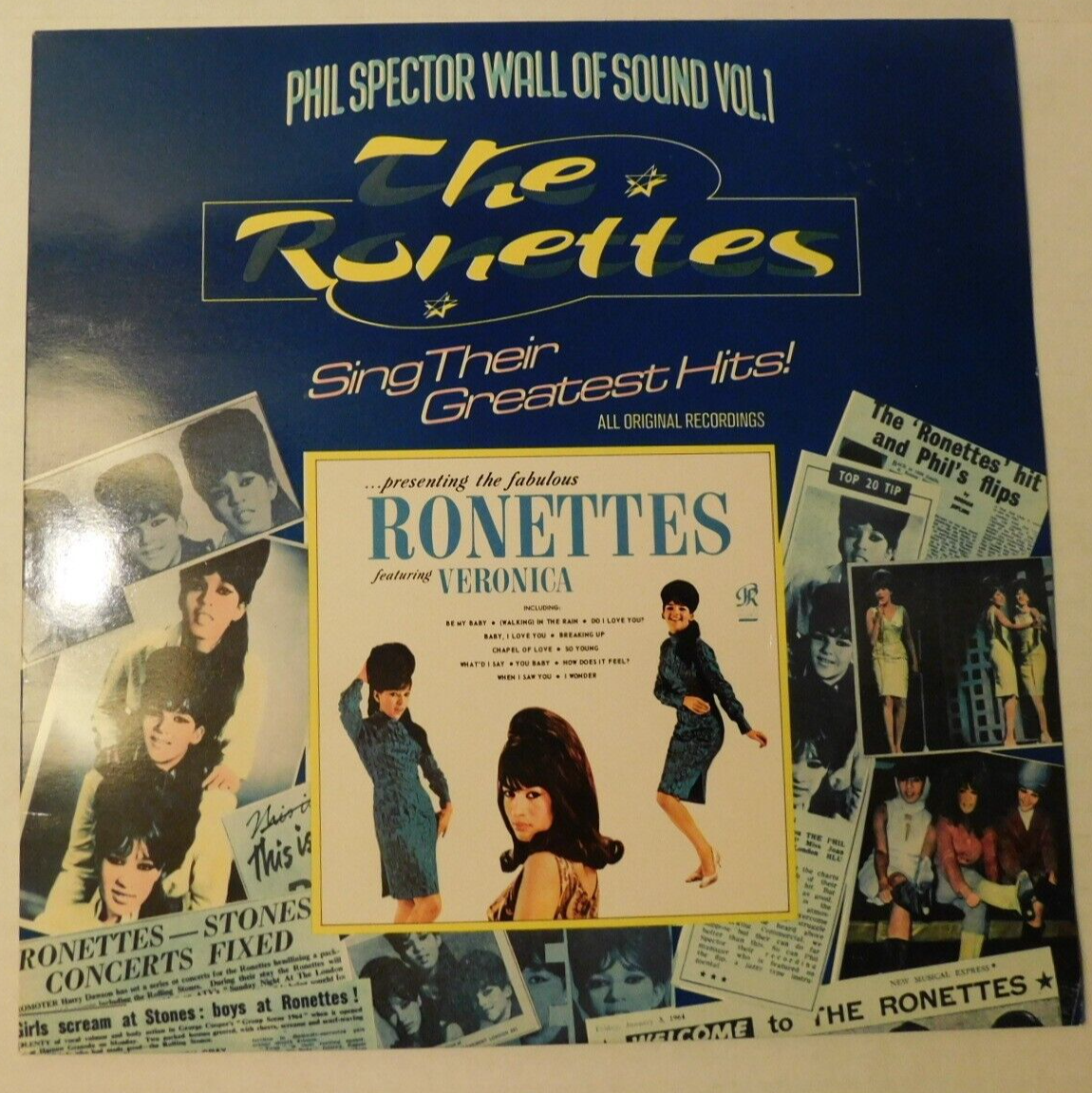 UK import LP "Phil Spector Wall of Sound Vol. 1 The Ronettes Greatest ...