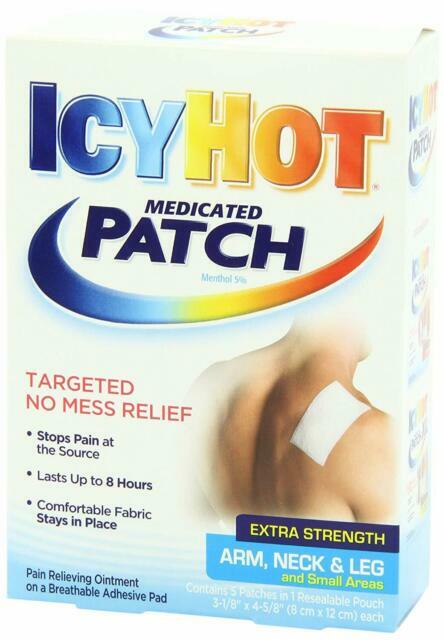 Icy Hot Topical Analgesic Small Arm Neck Leg - 5 Pieces 41167008416| eBay