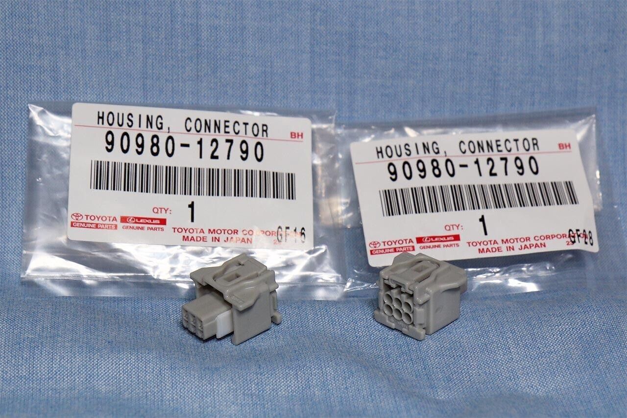 Toyota OEM HOUSING CONNECTOR Set of 2 90980-12790 Genuine | eBay