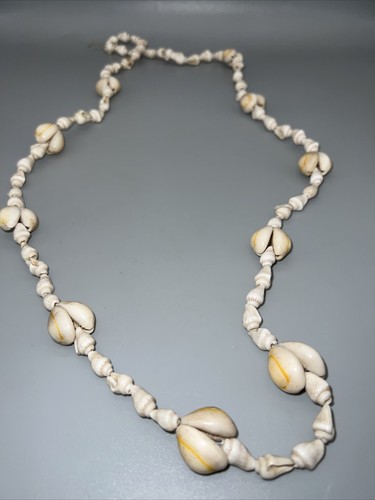 Vintage Sea Shell Necklace Summertime Beach Wear Jewelry 36 Inches | eBay