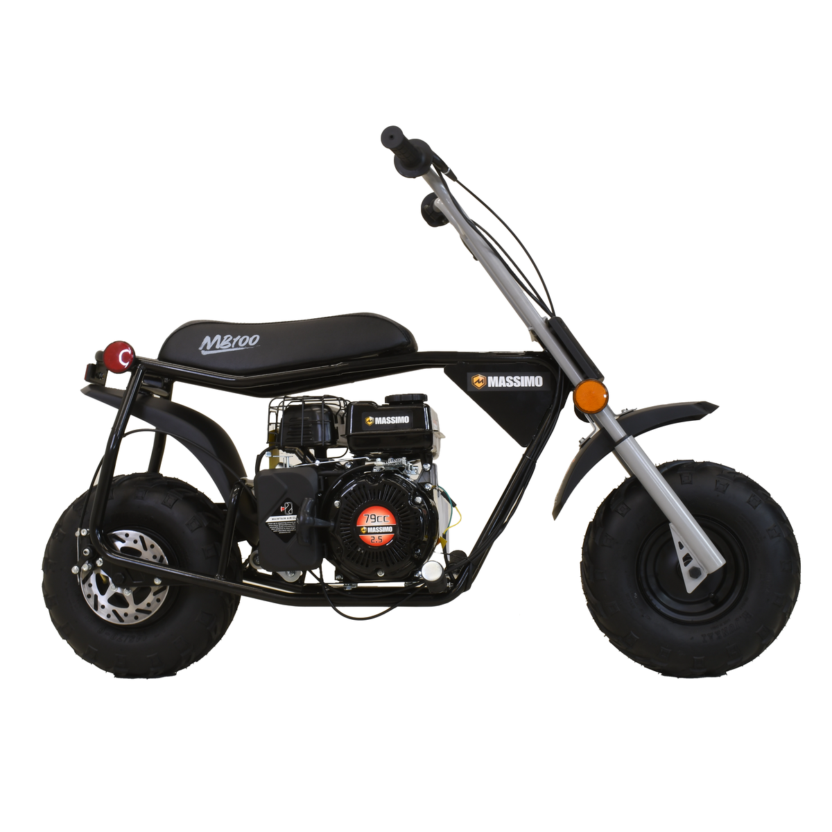 NEW Massimo Minibike MB100 | Gas Powered 79cc | 14.5in Wheel | 25 MPH ...