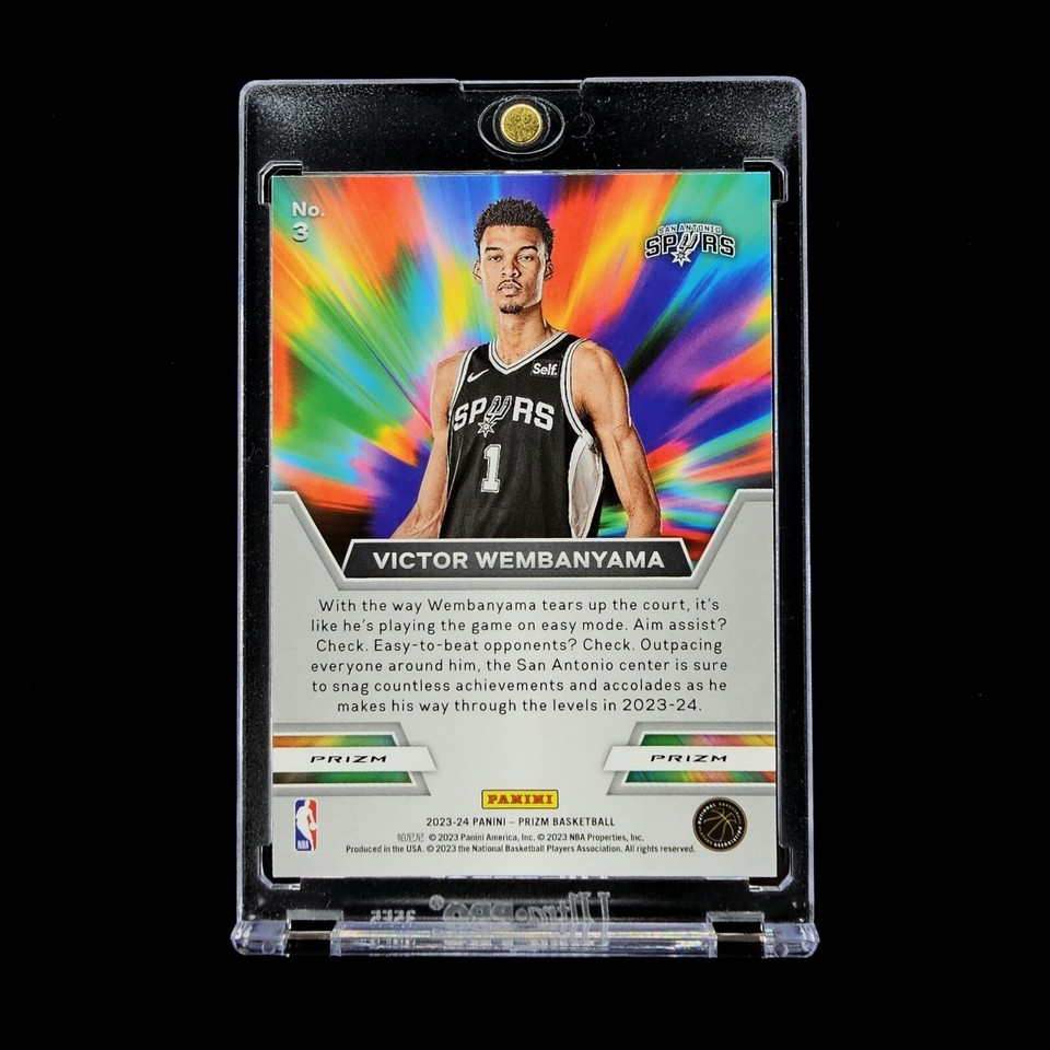 Victor Wembanyama RC Wemby - 2023-24 Silver Prizm Holo Instant Impact ...
