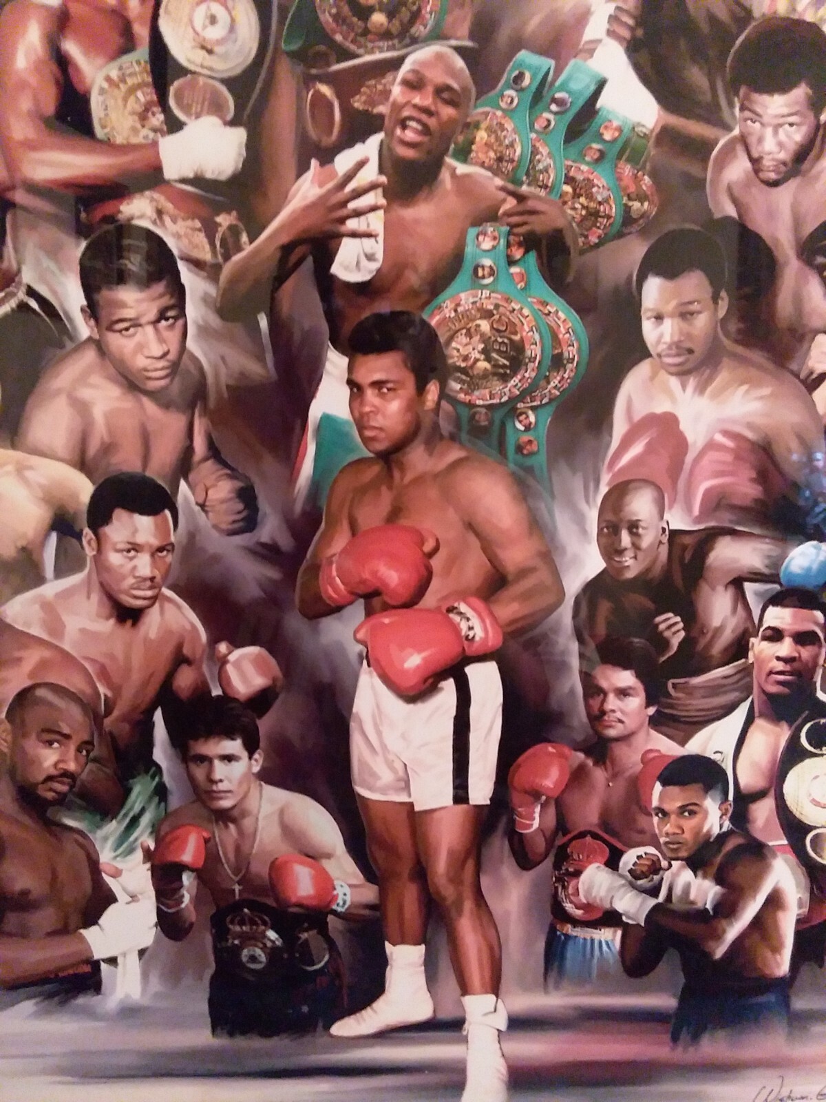 "GREATEST BOXING CHAMPIONS II" Open Ed Print by Wishum Gregory/ Framed ...