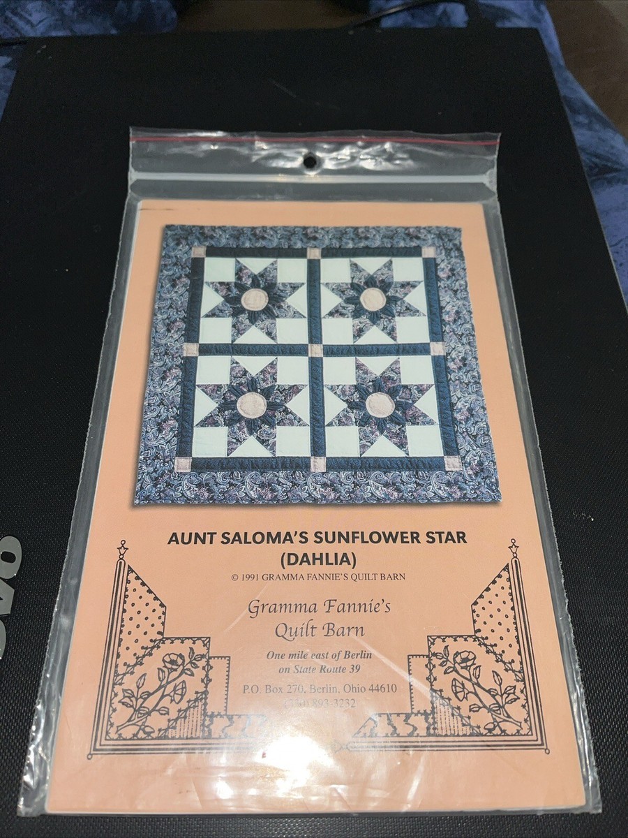 Sunflower Star Quilt Pattern
