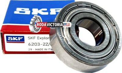 SKF 6203 ZZ C3 DEEP GROOVE BALL BEARING, METAL SHIELDED 17x40x12 mm ...