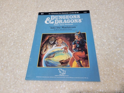 D&D INTO THE MAELSTROM TSR Module Adventure Dungeons Dragons Master ...