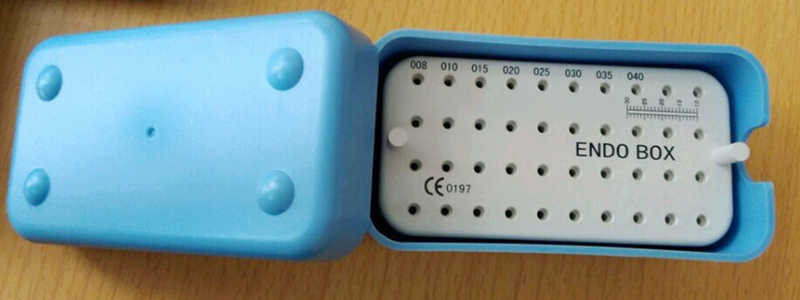 1Pc New Dental Blue Plastic Endo Box With A Ruler Hot On Sale | eBay