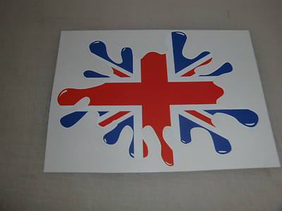 Union Jack paint splat sticker / decal - UK GB FLAG | eBay UK