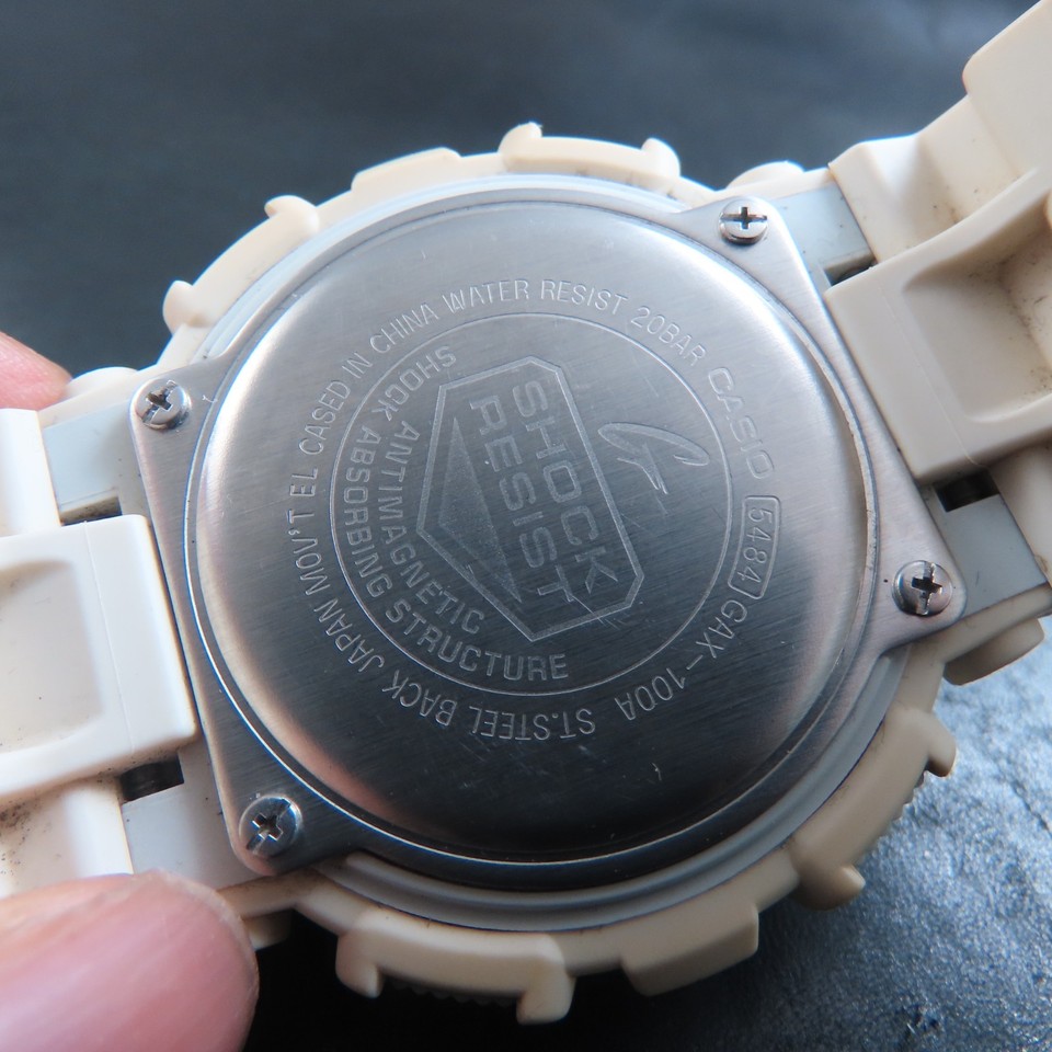 GAX-100A Casio G-Shock Thermometer Dual Time Quartz Men Watch | eBay