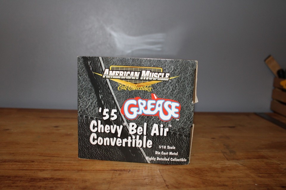 GREASE 55 CHEVY BEL AIR AMERICAN MUSCLE ERTL 1:18 SCALE DIE-CAST METAL ...