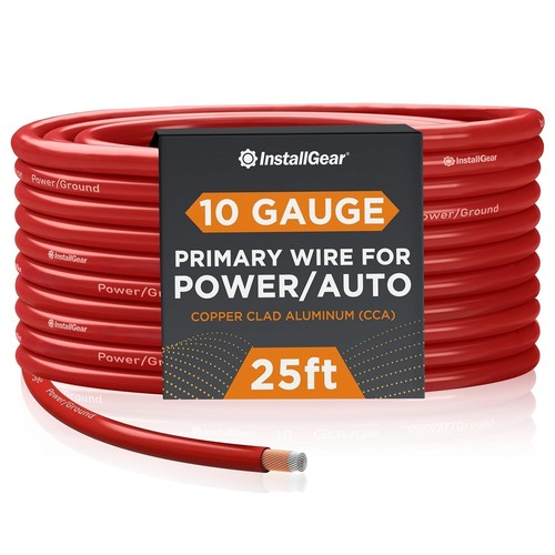 High-Quality 10 Gauge 25ft Automotive Wire with Easy Polarity ...