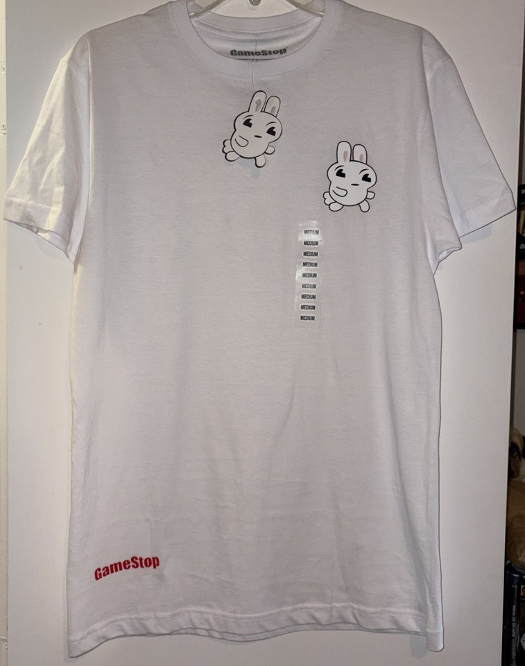GameStop Limited Edition Buck The Bunny T-Shirt Med | eBay