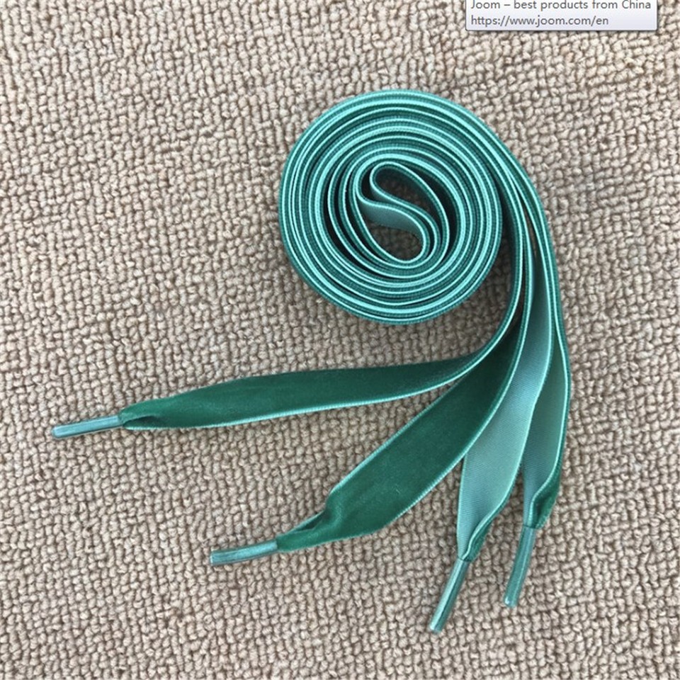 THICK FLAT FAT SHOE LACES 1.6cm Wide Velvet Shoelaces All Shoe Types ...