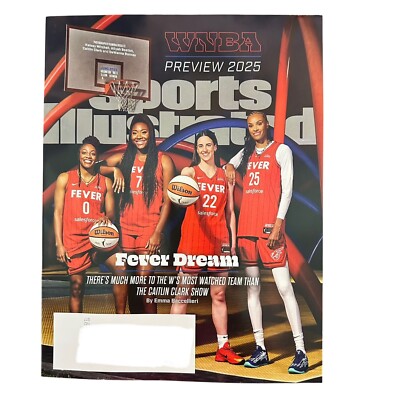 Sports Illustrated Magazine June 2025 WNBA Preview Caitlan Clark Fever ...