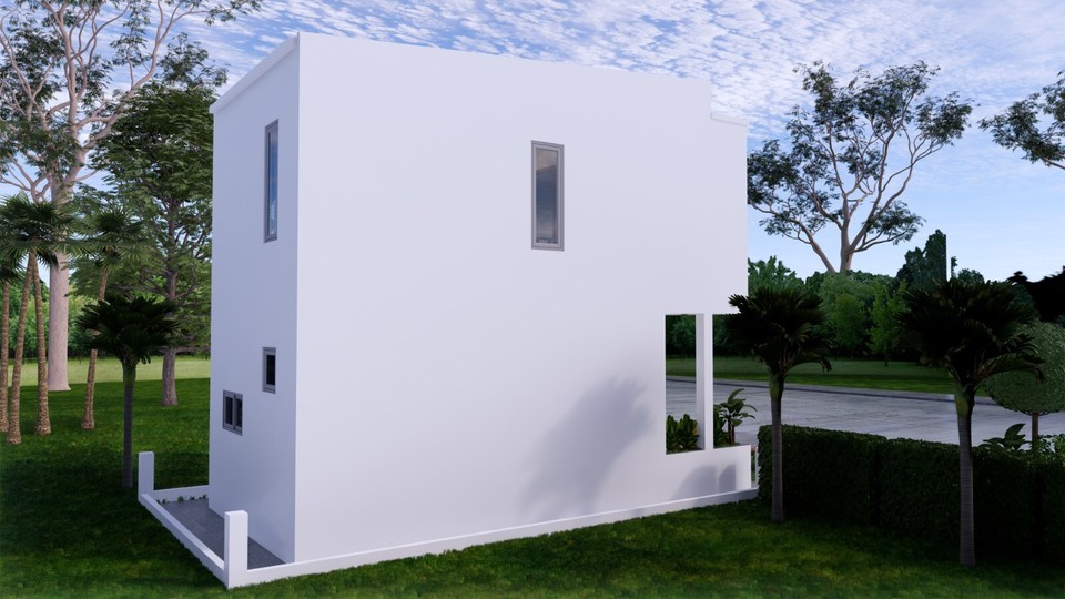 Small House Plan 4x9 M 13x30 Feet 2 Beds Shed Roof PDF Full Plan (A4 ...