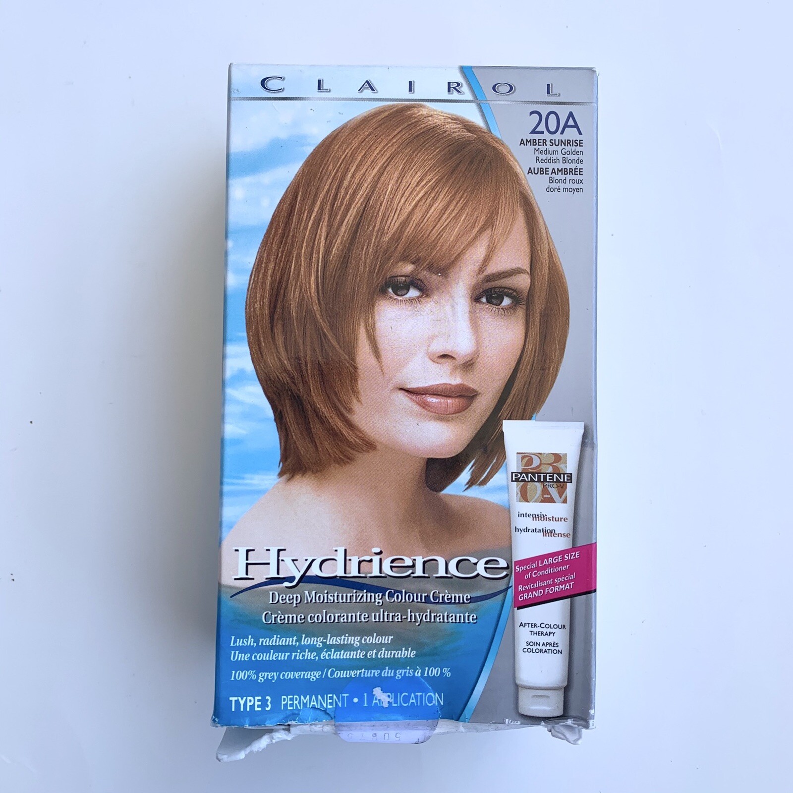 Clairol Hydrience 20A Amber Sunrise Medium Golden Reddish Blonde Hair ...