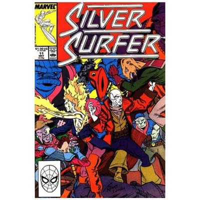 Silver Surfer #11 - 1987 series Marvel comics VF+ Full description ...
