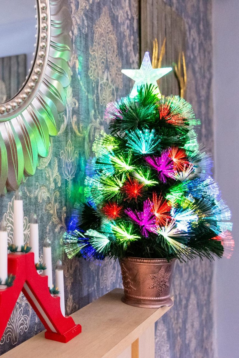 Optic Fiber Christmas Tree Danson Fiber Optic Potted Christmas Tree