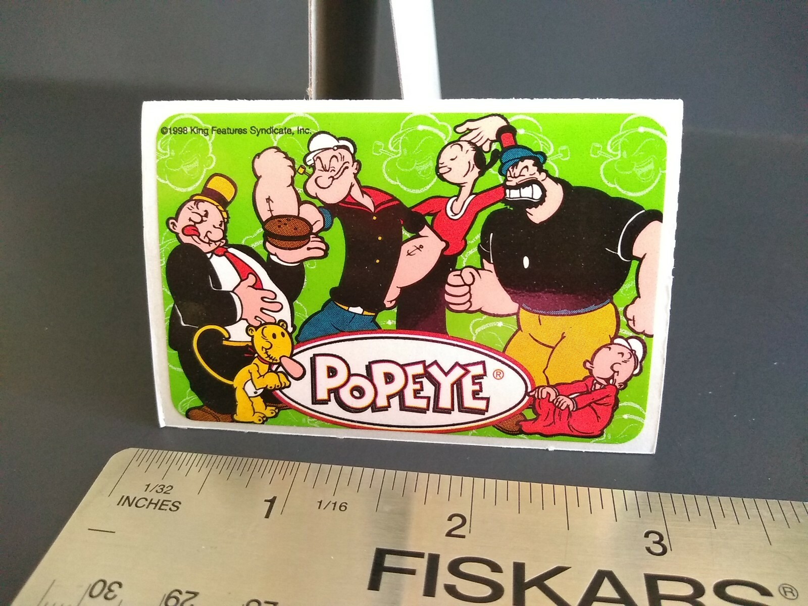 Vintage Stickers POPEYE Cartoon Smilemakers Sticker Mod King Feature ...