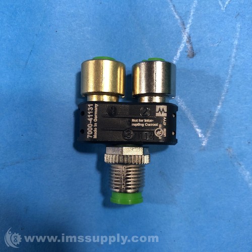 Murr Elektronik 7000-41131 T-Splitter Adapter Circular Connector FNIP ...