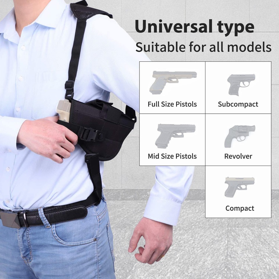 Tactical Underarm Shoulder Gun Holster for Gun Pistol Adjustable ...