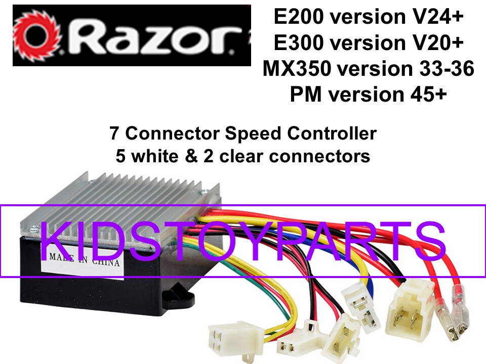 24V Razor E300 V20+ (Version 20 and above) ESC ELECTRONIC SPEED ...